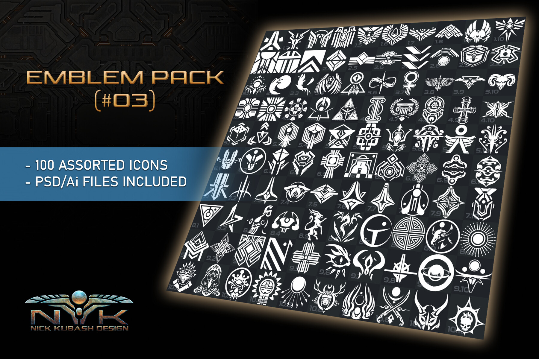 ArtStation - Emblem Pack #03 | Game Assets