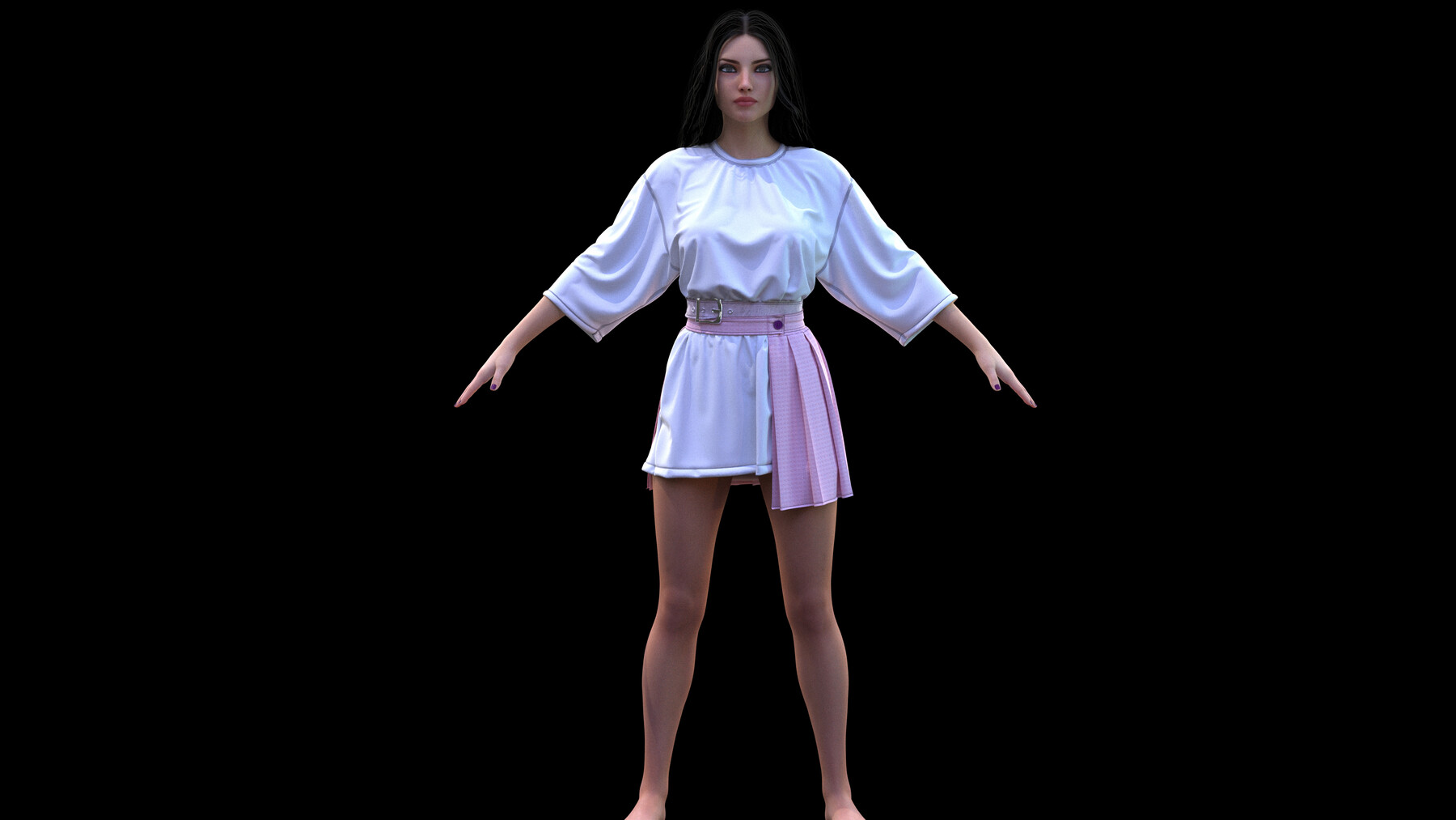 ArtStation - Female outfit. Avatar genesis 8 Female. Marvelous Designer ...