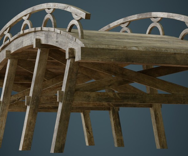 ArtStation - Plank Bridge 1A | Game Assets