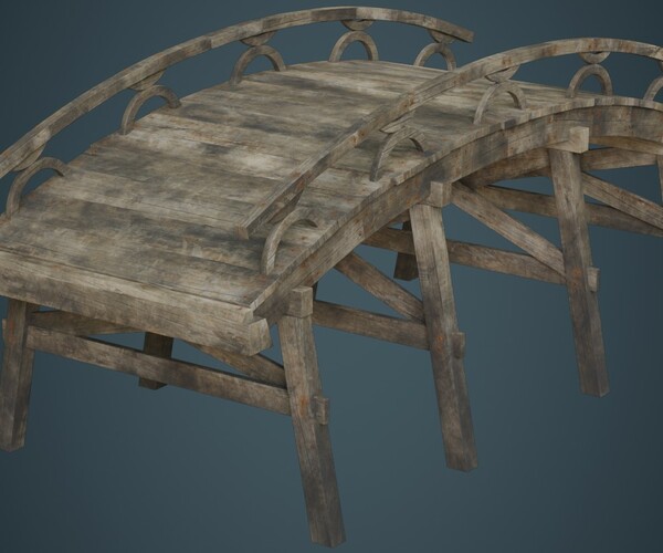 ArtStation - Plank Bridge 1B | Game Assets