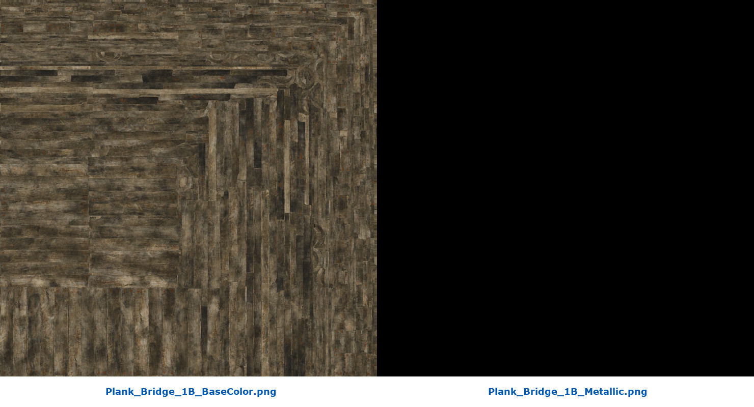 ArtStation - Plank Bridge 1B | Game Assets