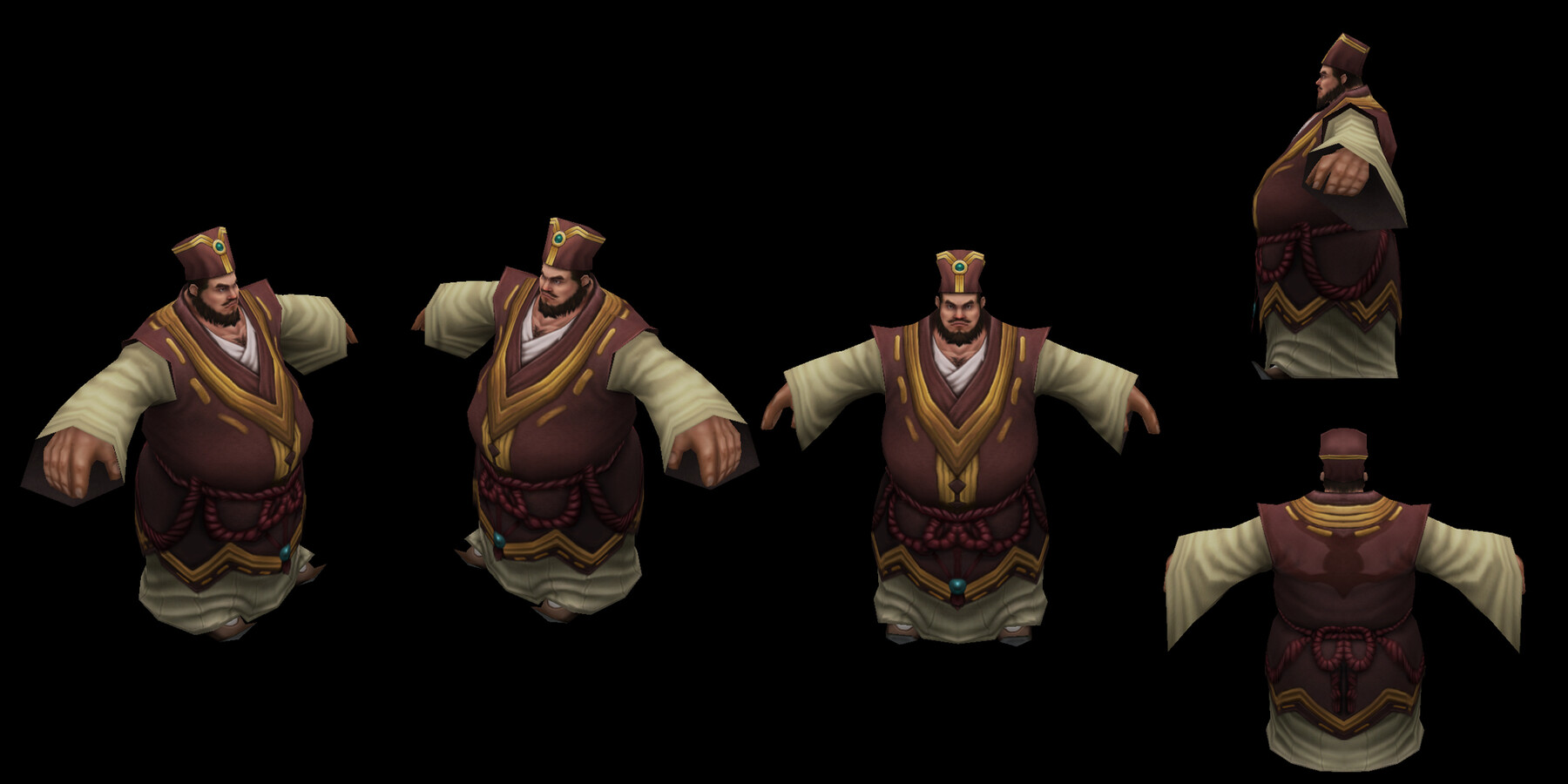 ArtStation - Low poly 3D characters - Magic businessman | Game Assets