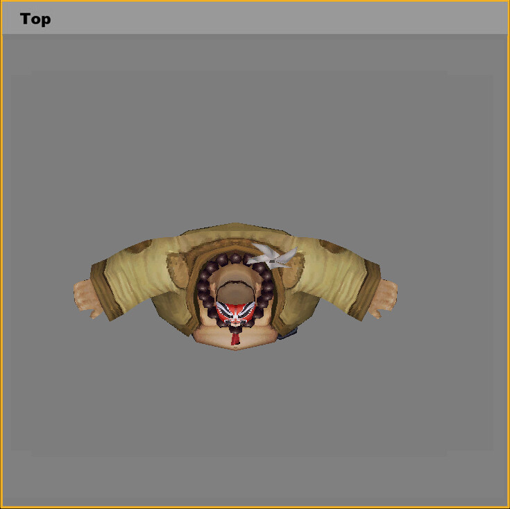 ArtStation - Low poly 3D characters - crazy monk | Game Assets