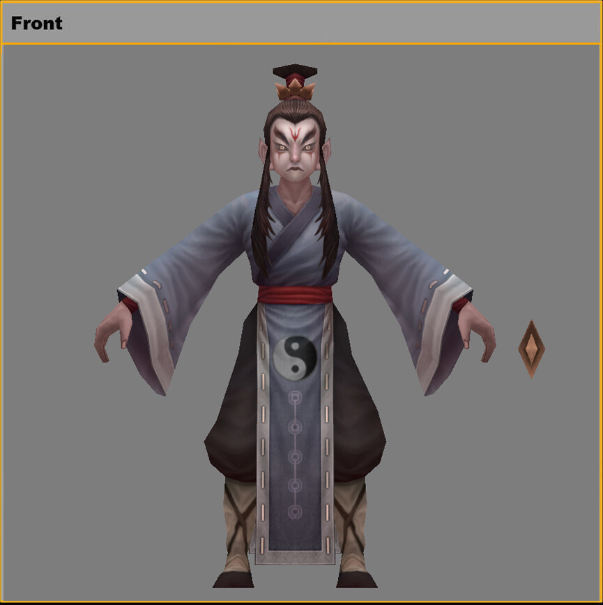 ArtStation - Low poly 3D characters - Protector | Game Assets