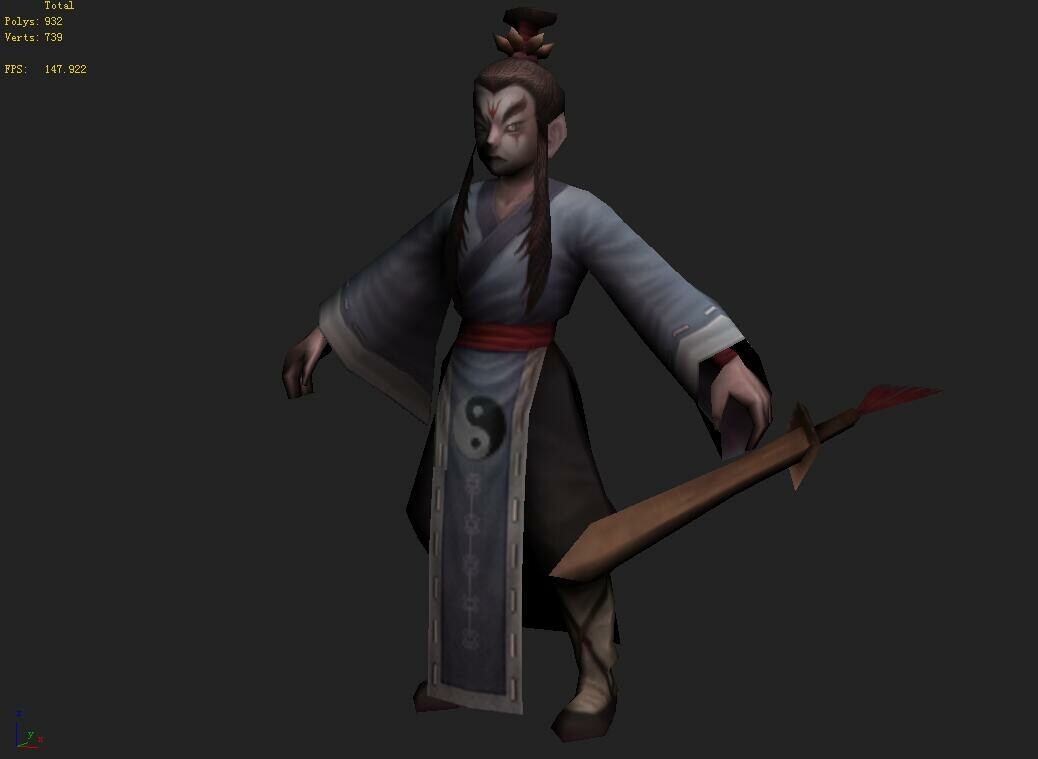 ArtStation - Low poly 3D characters - Protector | Game Assets