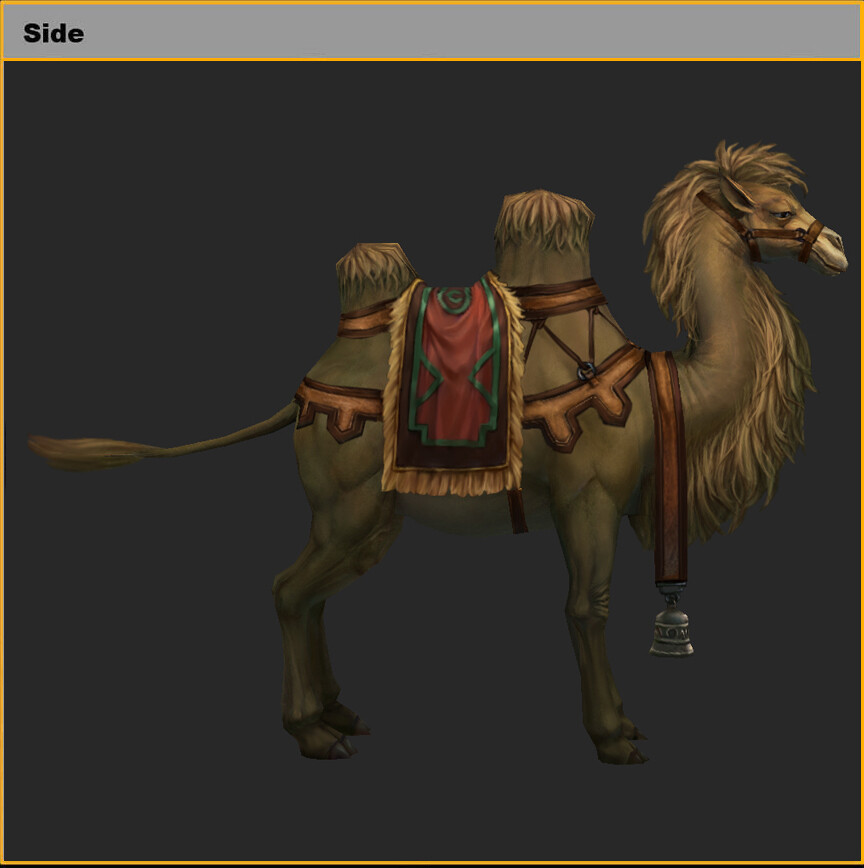 ArtStation - Low poly 3D characters-Camel 02 | Game Assets