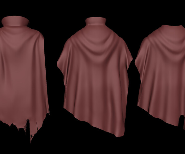 ArtStation - cloak model | Resources