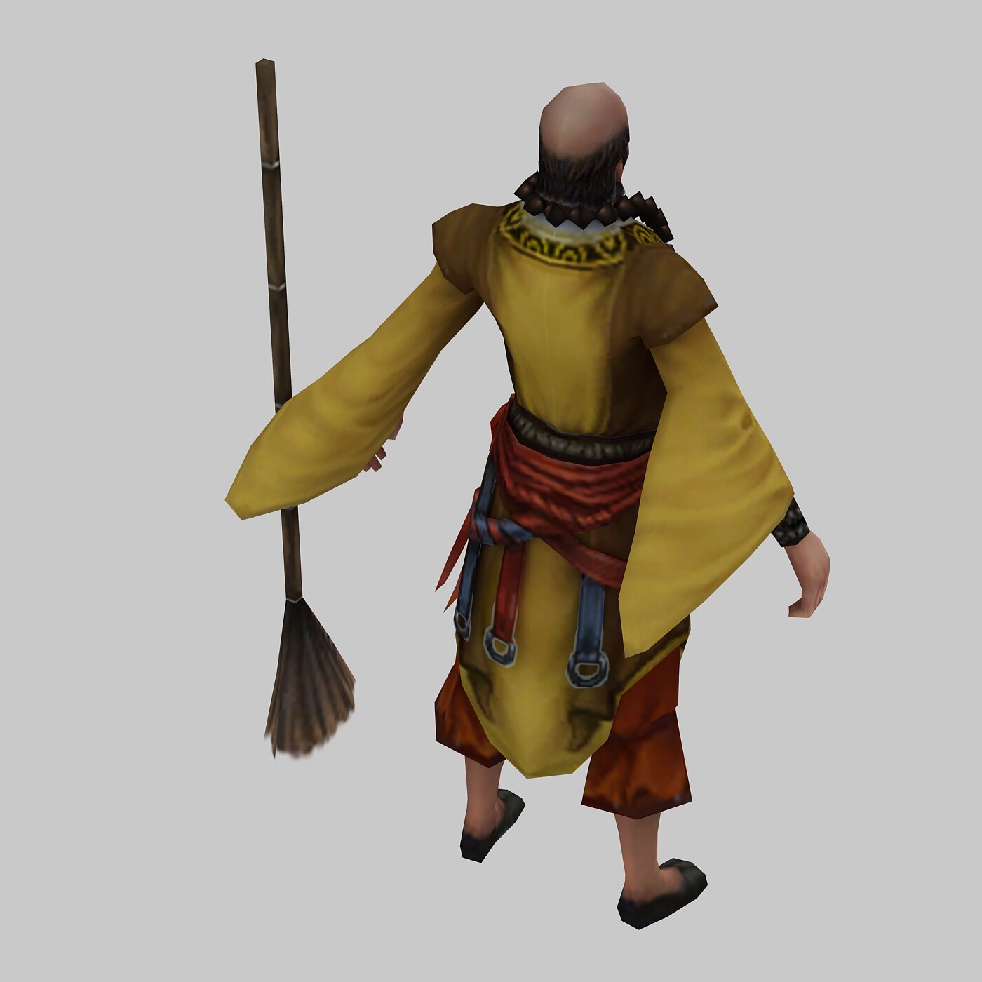 ArtStation - Low poly 3D characters-Monk | Game Assets