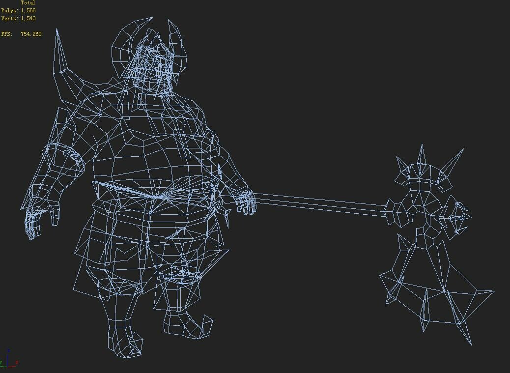 ArtStation - Low poly 3D characters-Destruction | Game Assets