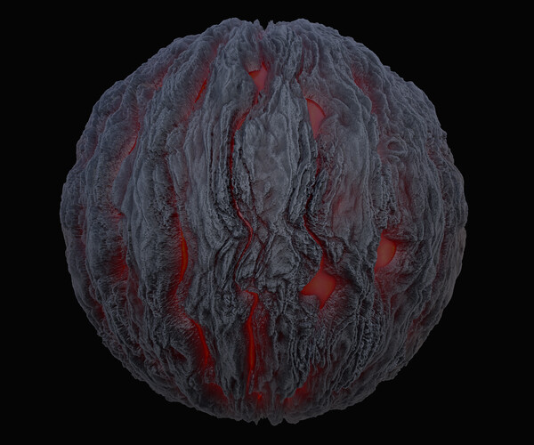 ArtStation - PBR Magma Material / Substance Designer | Game Assets