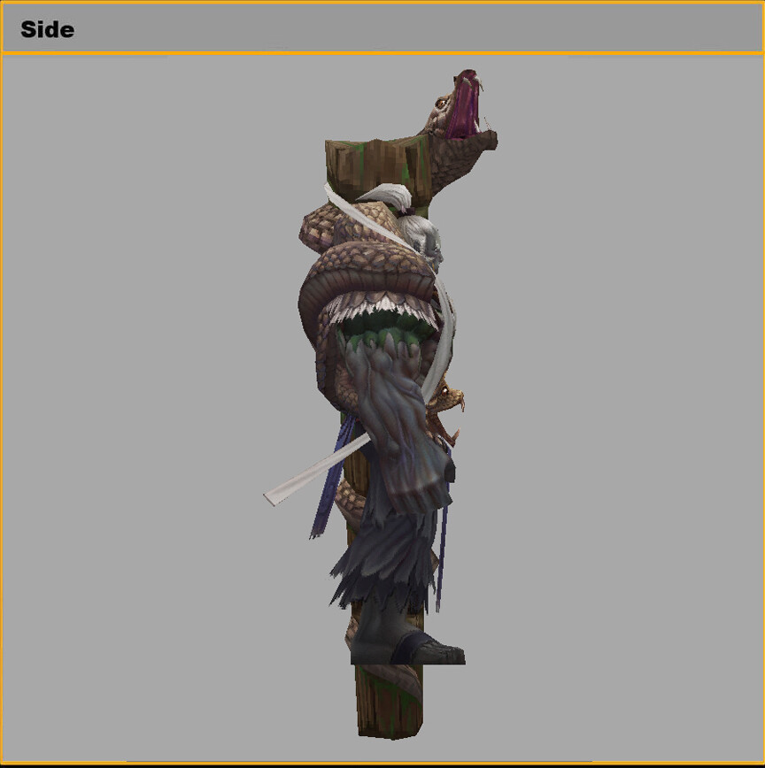 ArtStation - Low poly 3D characters - Mountain God | Game Assets