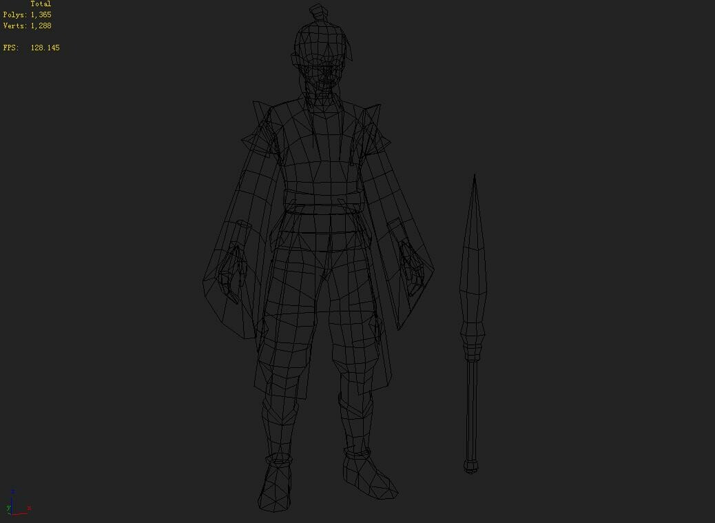 ArtStation - Low poly 3D characters- Apprenticeship | Game Assets