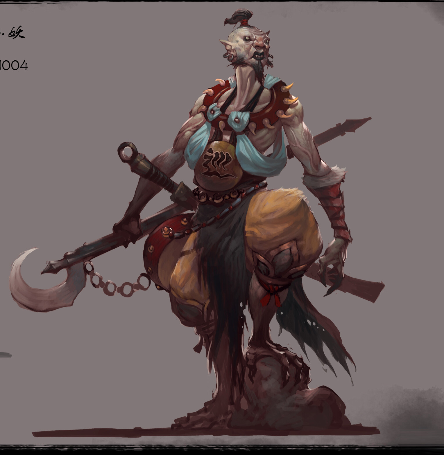 ArtStation - Low poly 3D characters - Patrol Demon | Game Assets