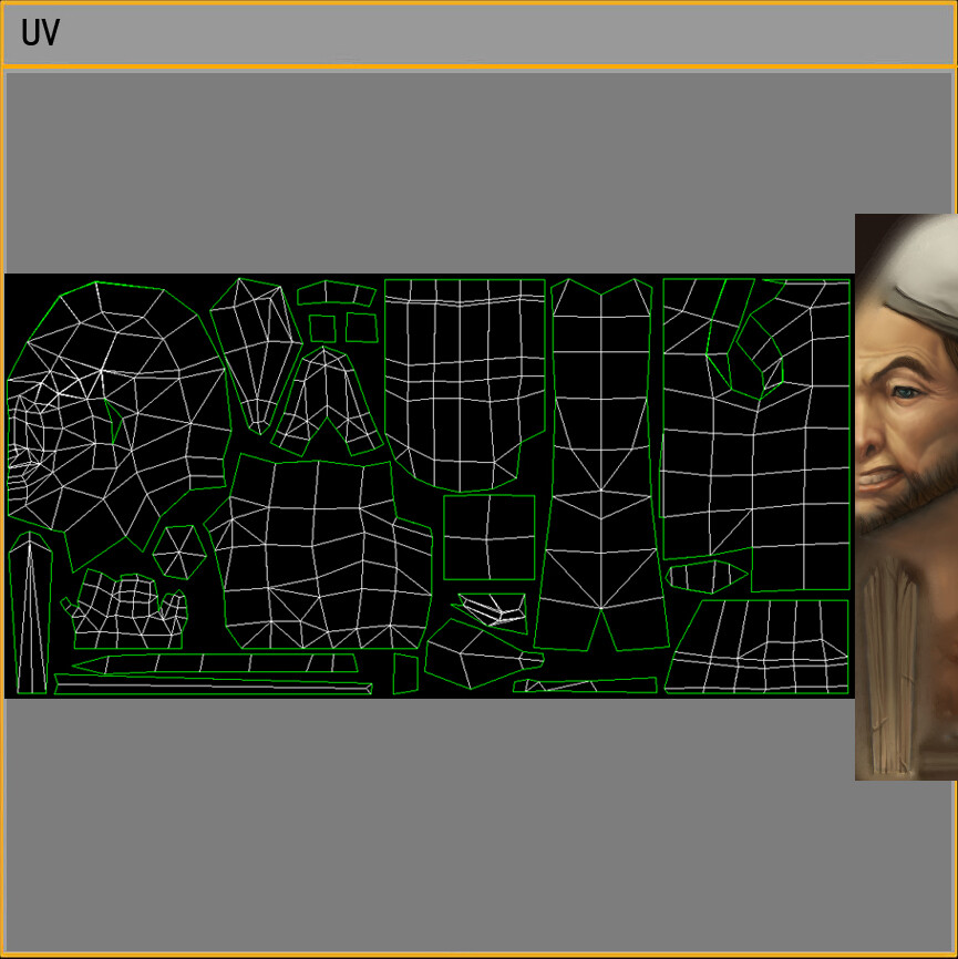ArtStation - Low poly 3D characters-Yangjiakou Boatman | Game Assets