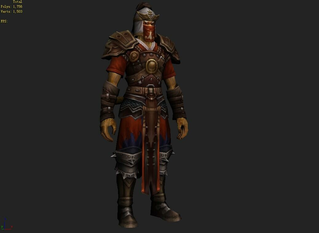 ArtStation - Armor Set - Monkey 03 | Game Assets