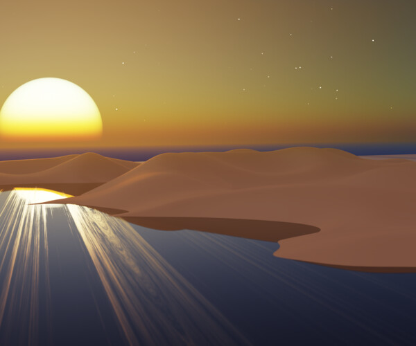 ArtStation - Sand Landscape | Artworks