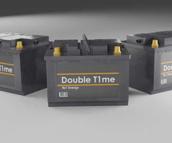 ArtStation - LOW POLY Car Battery Low-poly 3D model | Game Assets