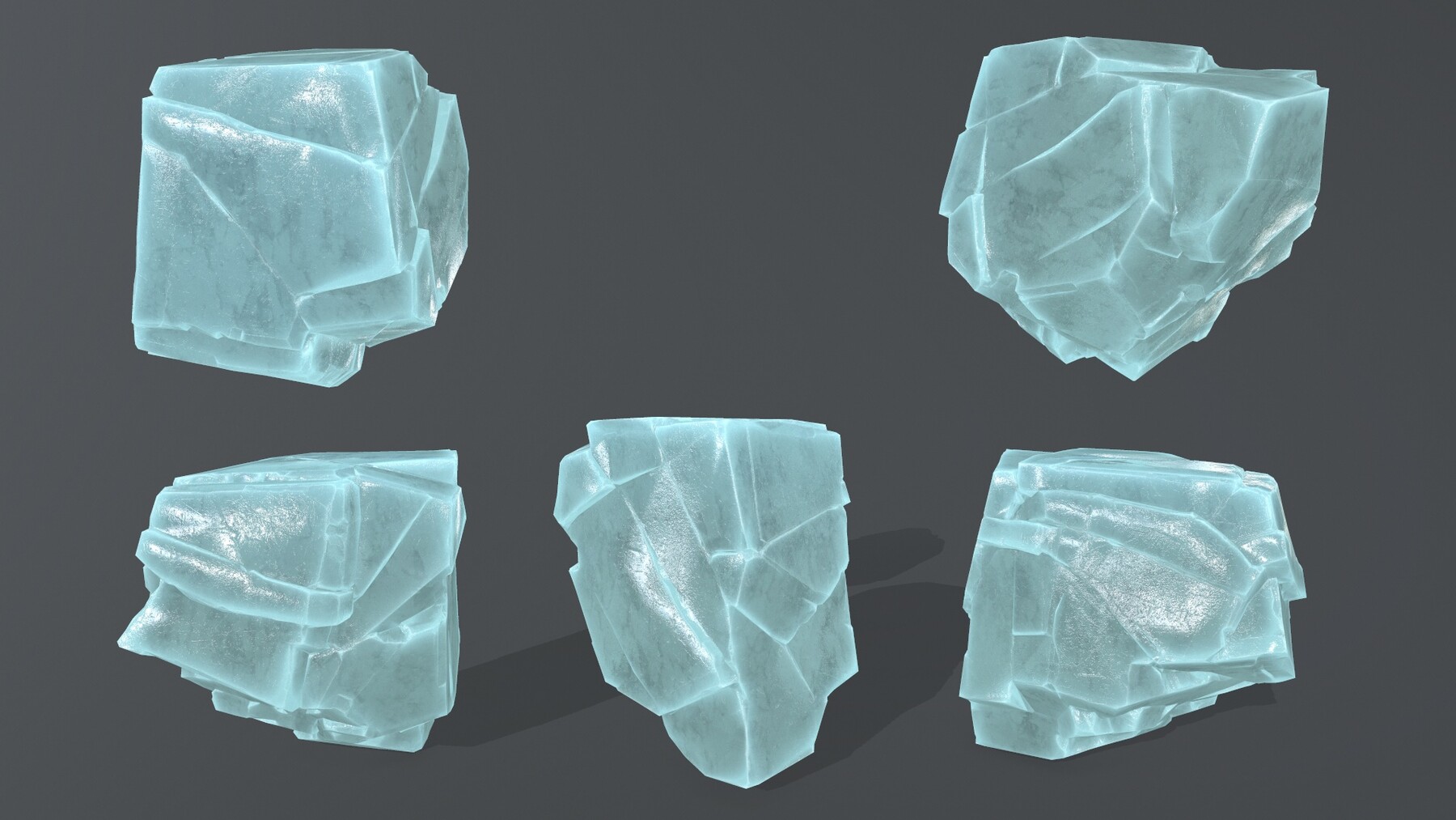 ArtStation - ice rocks | Game Assets