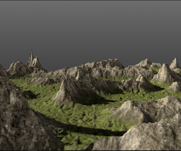 ArtStation - Game level landscape Kameron | Game Assets