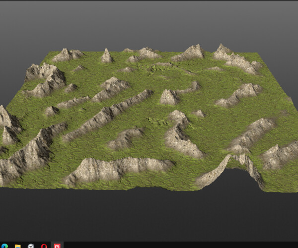 ArtStation - Game level landscape Kameron | Game Assets