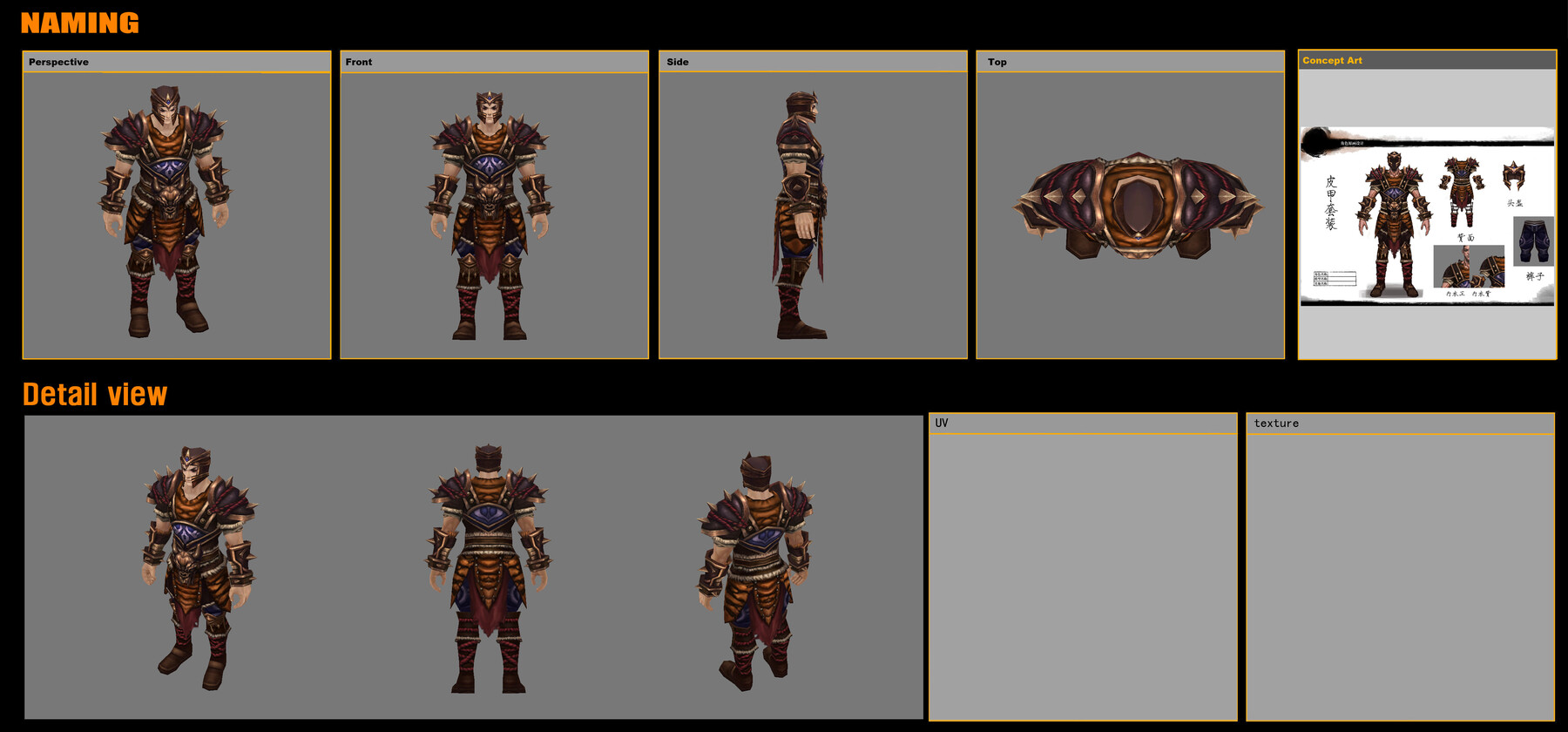 ArtStation - Leather Suit - Male 03 | Game Assets