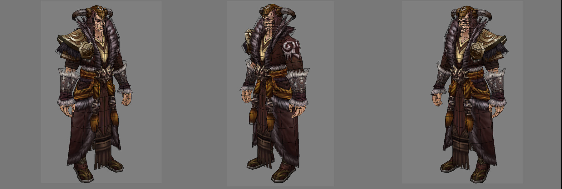 ArtStation - Leather Suit - Male 04 | Game Assets