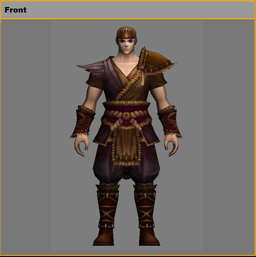 ArtStation - Leather Suit - Male 06 | Game Assets