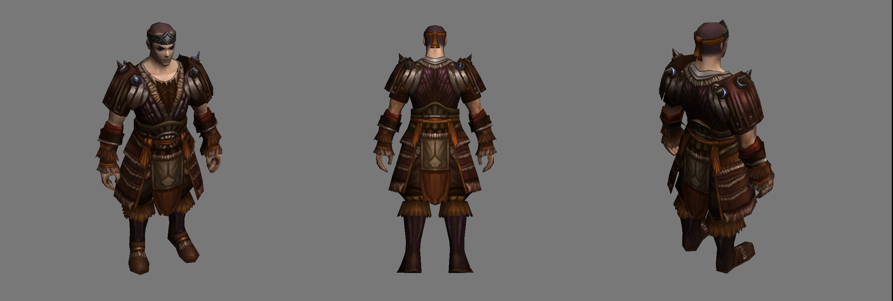 ArtStation - Leather Suit - Male 07 | Game Assets