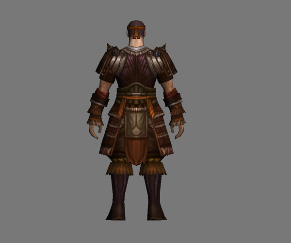 ArtStation - Leather Suit - Male 07 | Game Assets