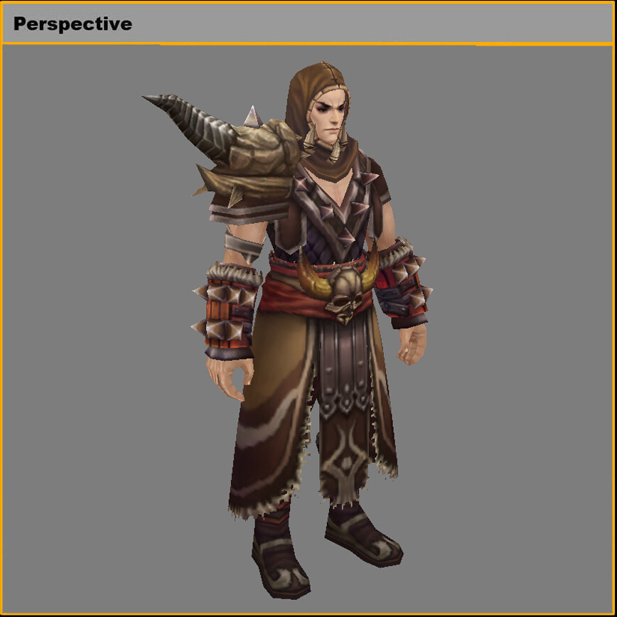 ArtStation - Leather Suit - Male 09 | Game Assets