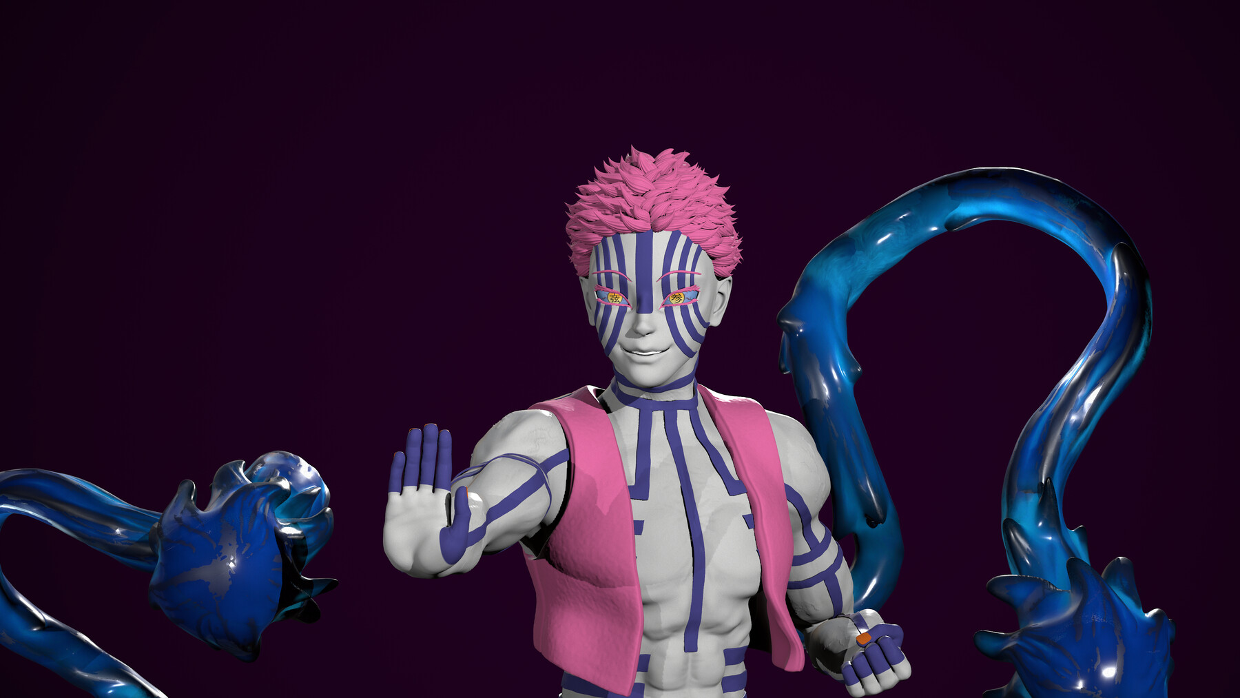 ArtStation - Akaza 3d print model | Game Assets