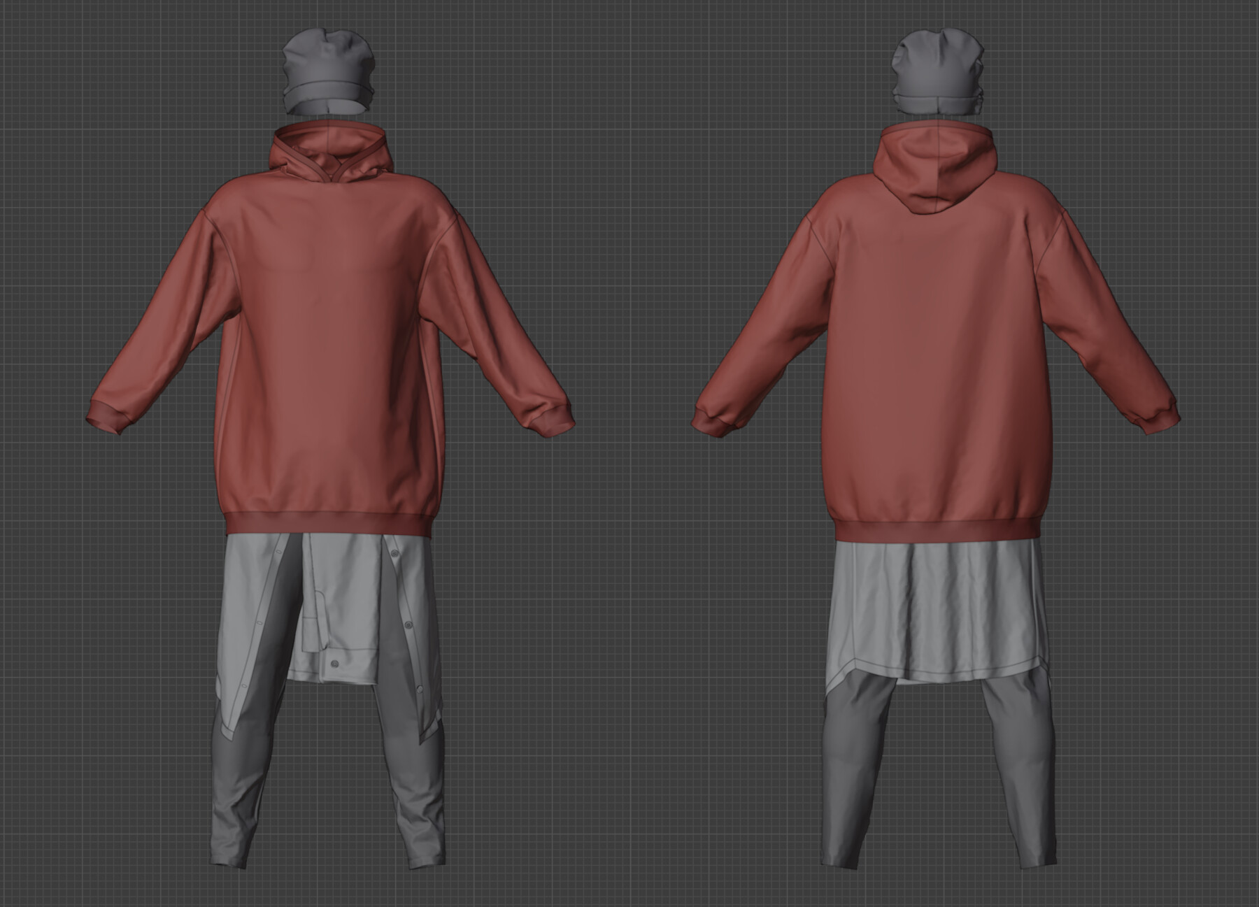 ArtStation - Mens clothing 017. MD PROJECT FILE + OBJ + BLEND | Game Assets