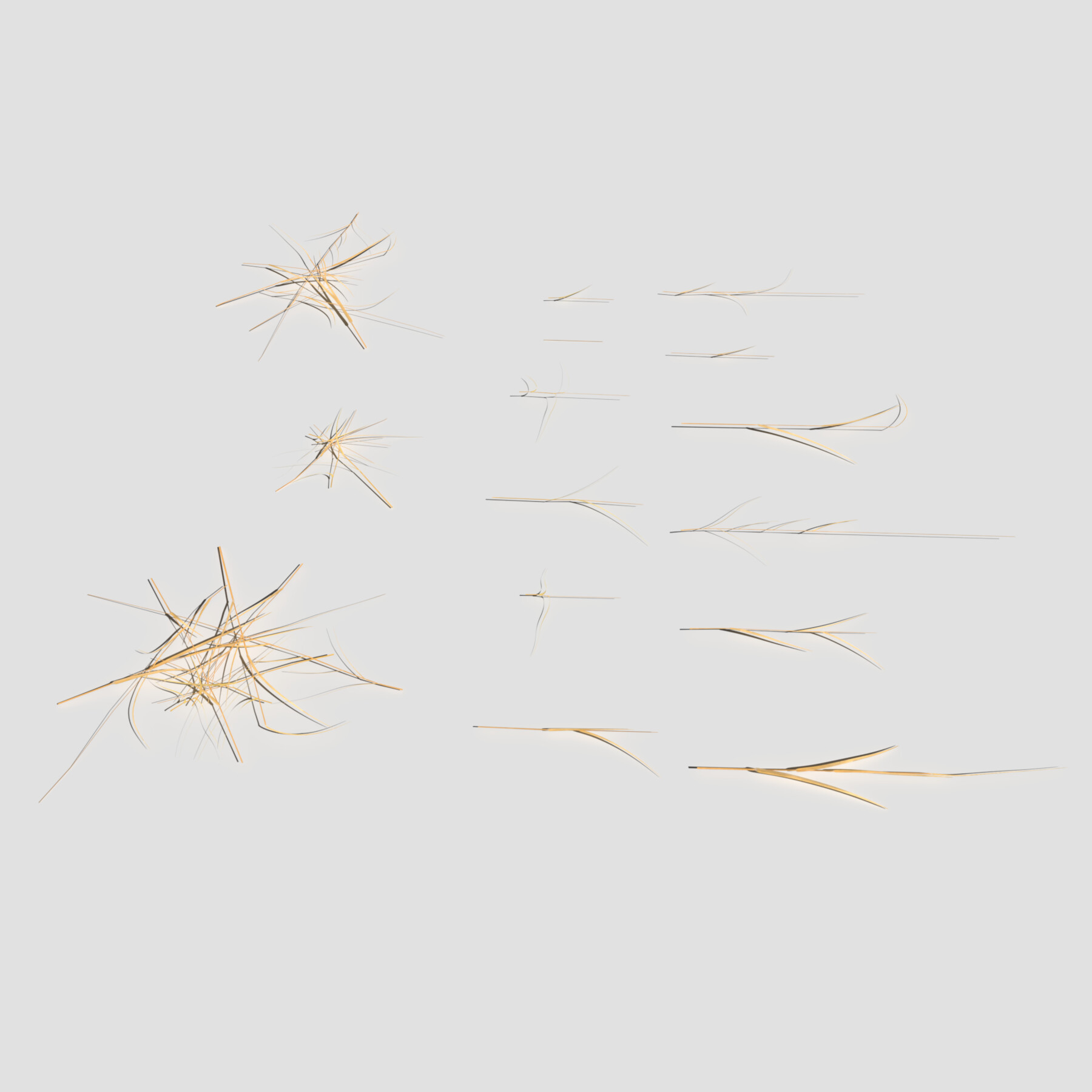 ArtStation - Low Poly Dead Grass Pack | Resources