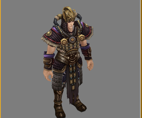 ArtStation - Light Armor Set - Male 03 | Game Assets