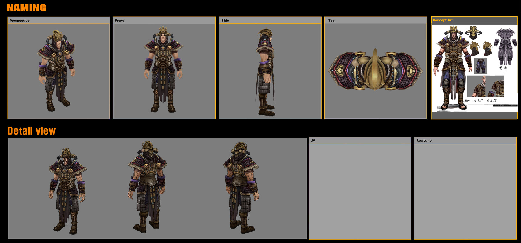 ArtStation - Light Armor Set - Male 03 | Game Assets