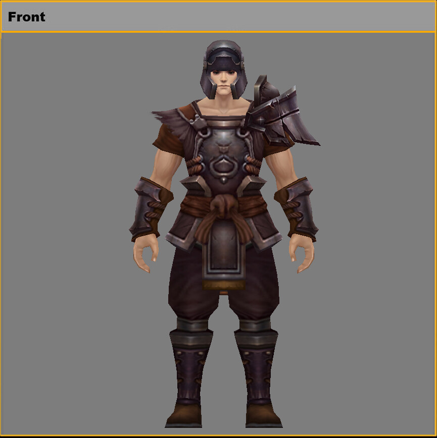 ArtStation - Light Armor Set - Men 08 | Game Assets