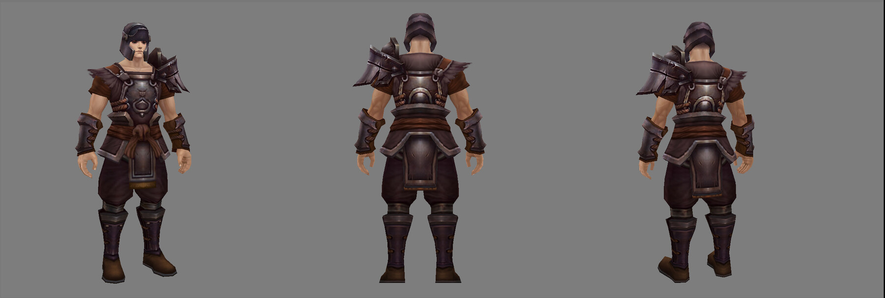 ArtStation - Light Armor Set - Men 08 | Game Assets