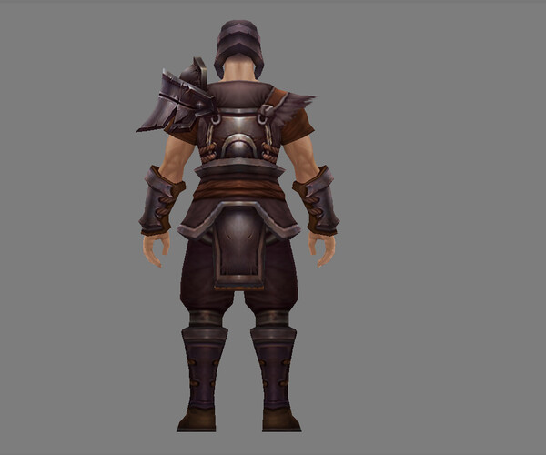 ArtStation - Light Armor Set - Men 08 | Game Assets