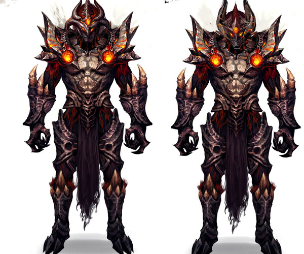 ArtStation - Heavy Armor Set - Monkey 03 | Game Assets