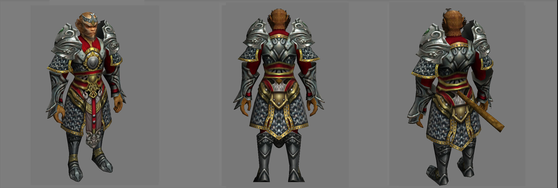 ArtStation - Heavy Armor Set - Monkey 07 | Game Assets