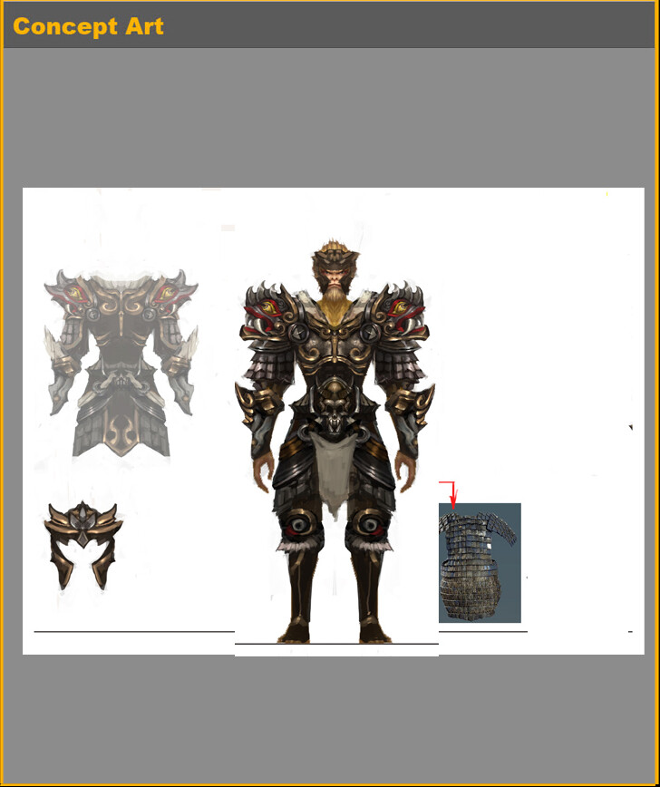 ArtStation - Heavy Armor Set - Monkey 08 | Game Assets