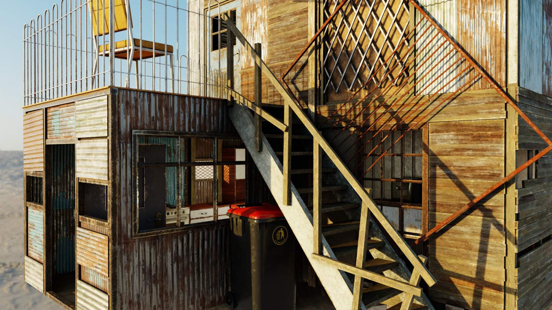 ArtStation - Colourful Shack | Game Assets