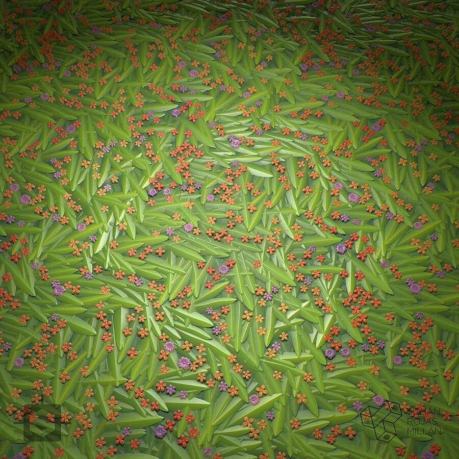 ArtStation - Substance Designer Stylized Grass A material .sbs file and ...