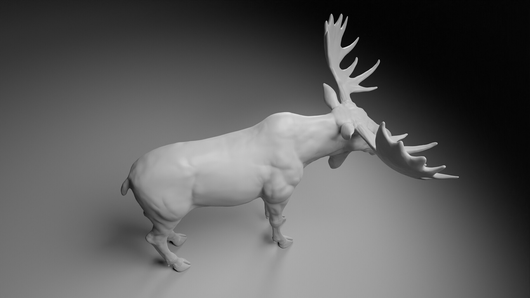 ArtStation - Moose basemesh | Resources