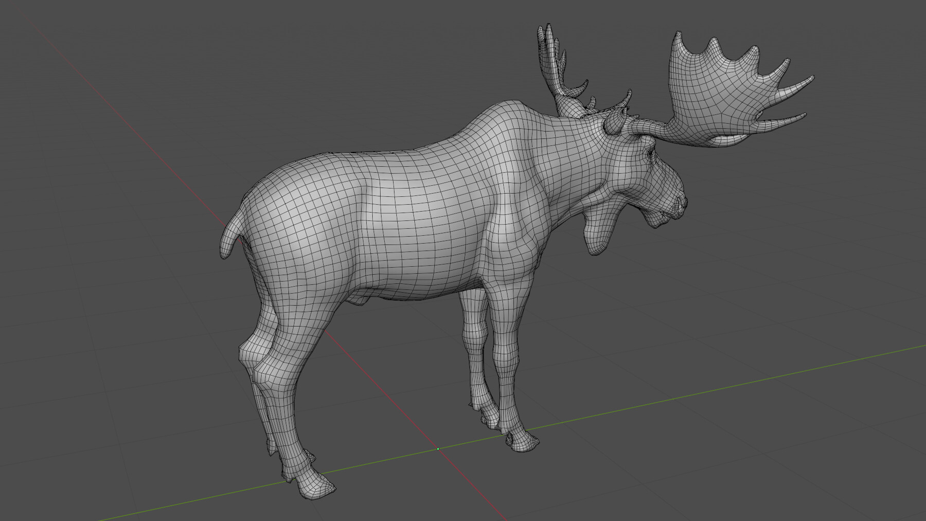 ArtStation - Moose basemesh | Resources