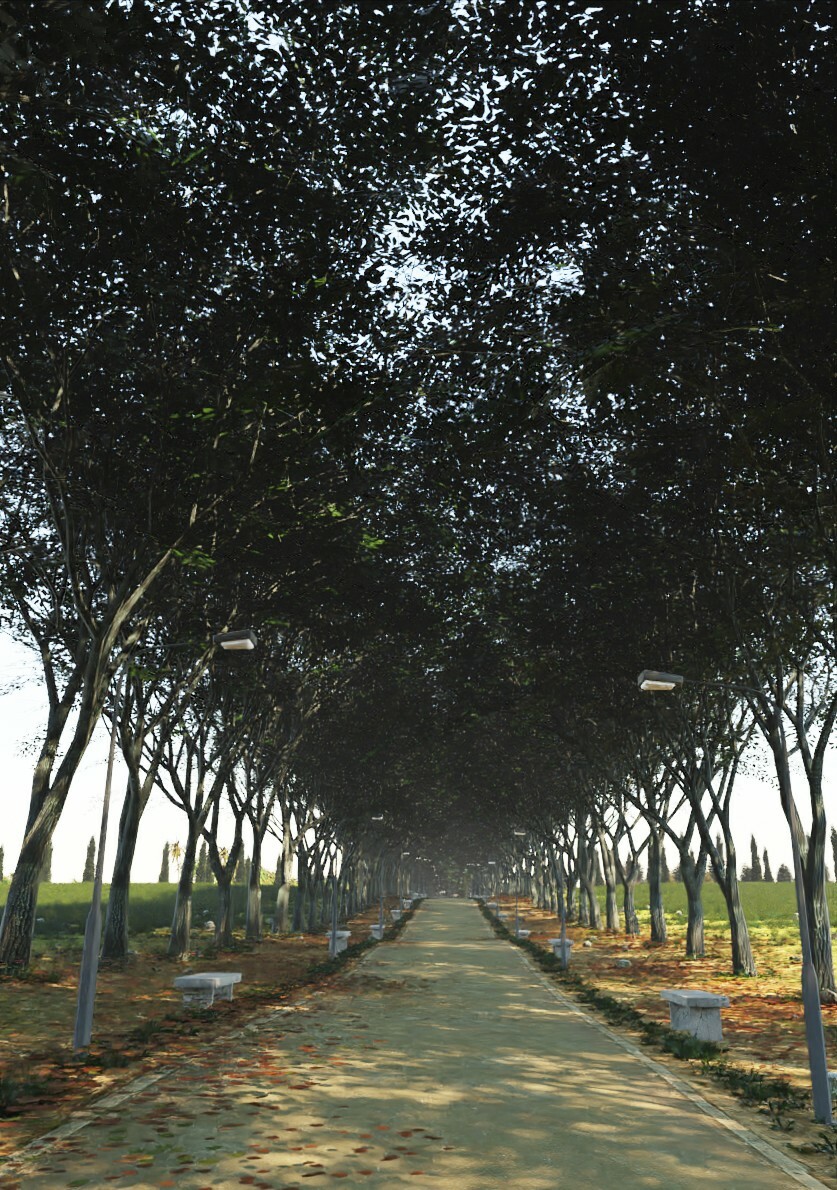 ArtStation - Tree-lined avenues | Resources