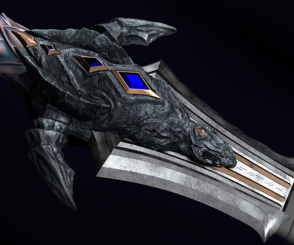 ArtStation - Lothar s sword from Warcraft movie 3D print model | Resources