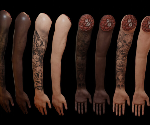 ArtStation - Severed Arm - Rigged | Game Assets