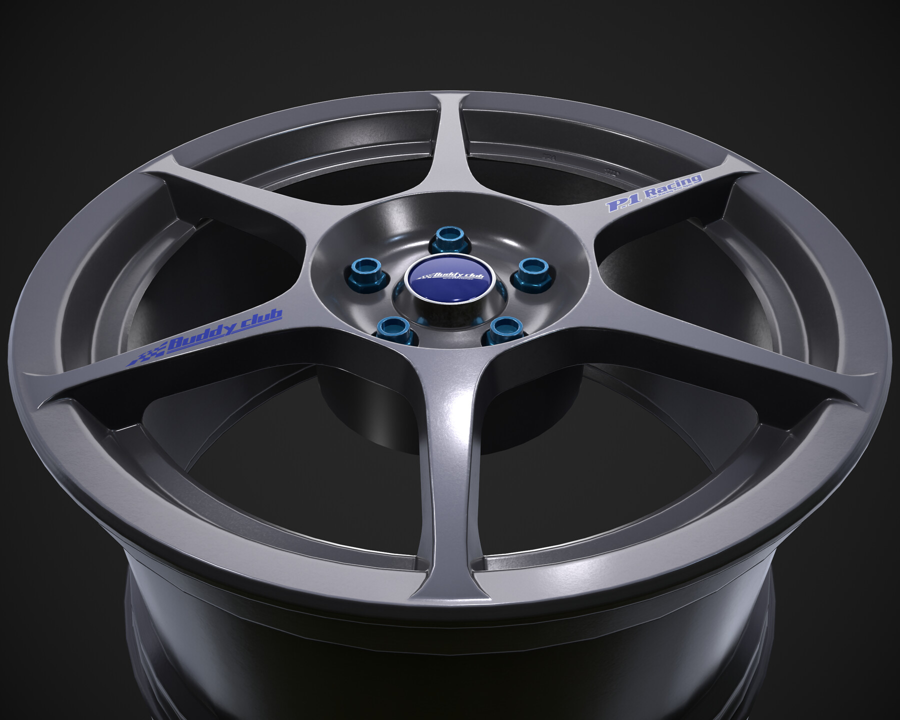 ArtStation - Buddy Club P1 Racing | Game Assets