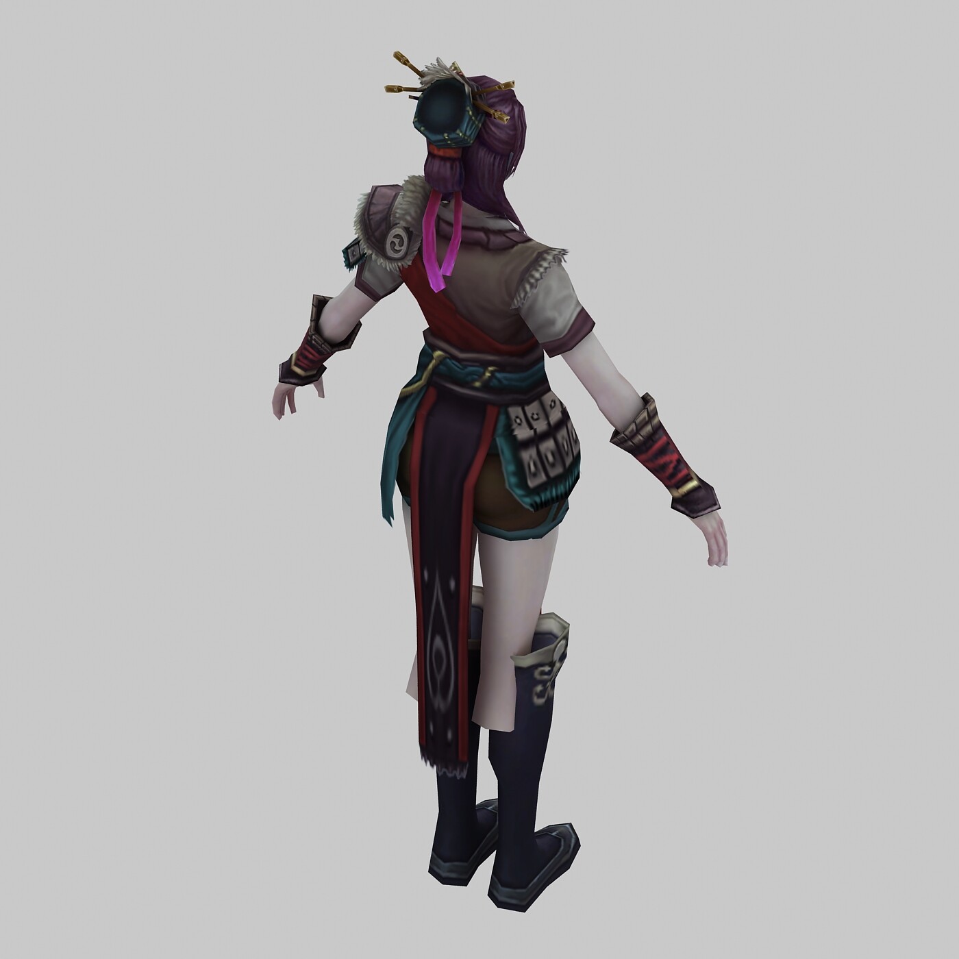 ArtStation - Cloth Ladies 02 | Game Assets